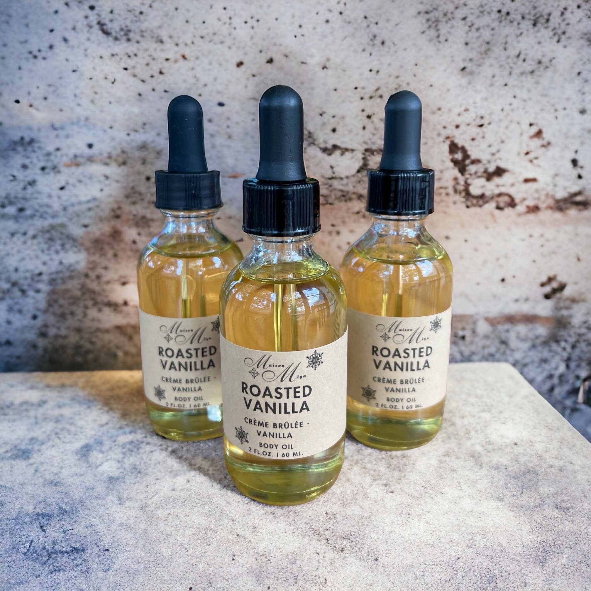 Roasted Vanilla Body Oil, Luxury Body Oil, Massage Oil, Hydrating Oil ...