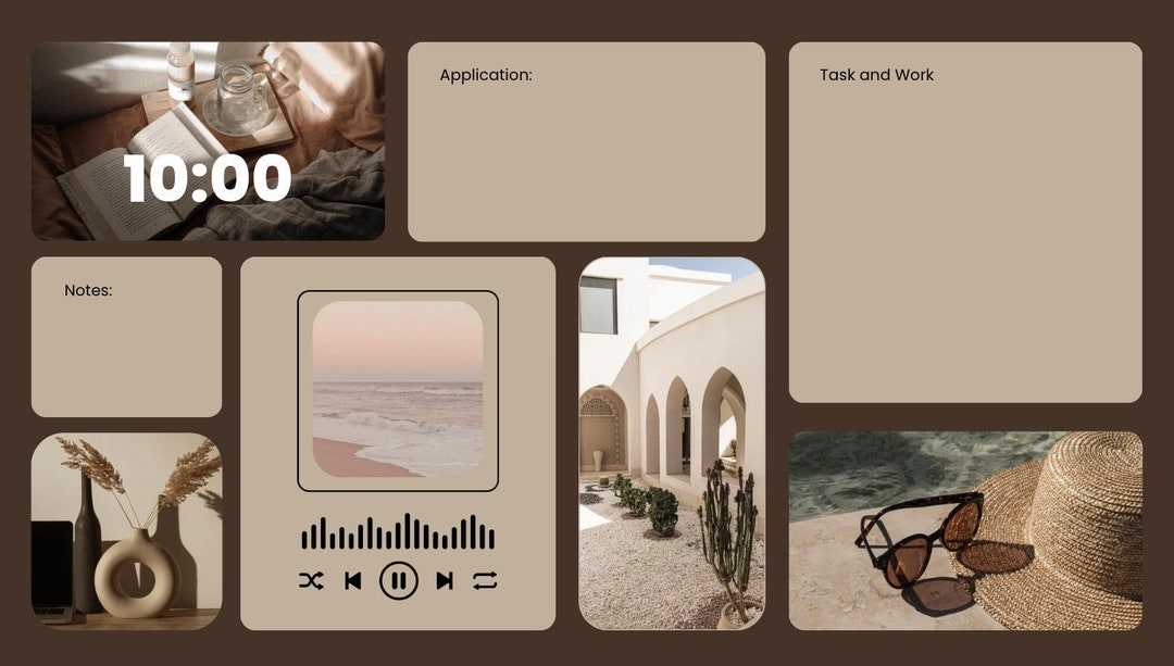 Desktop Organizer Template - Etsy