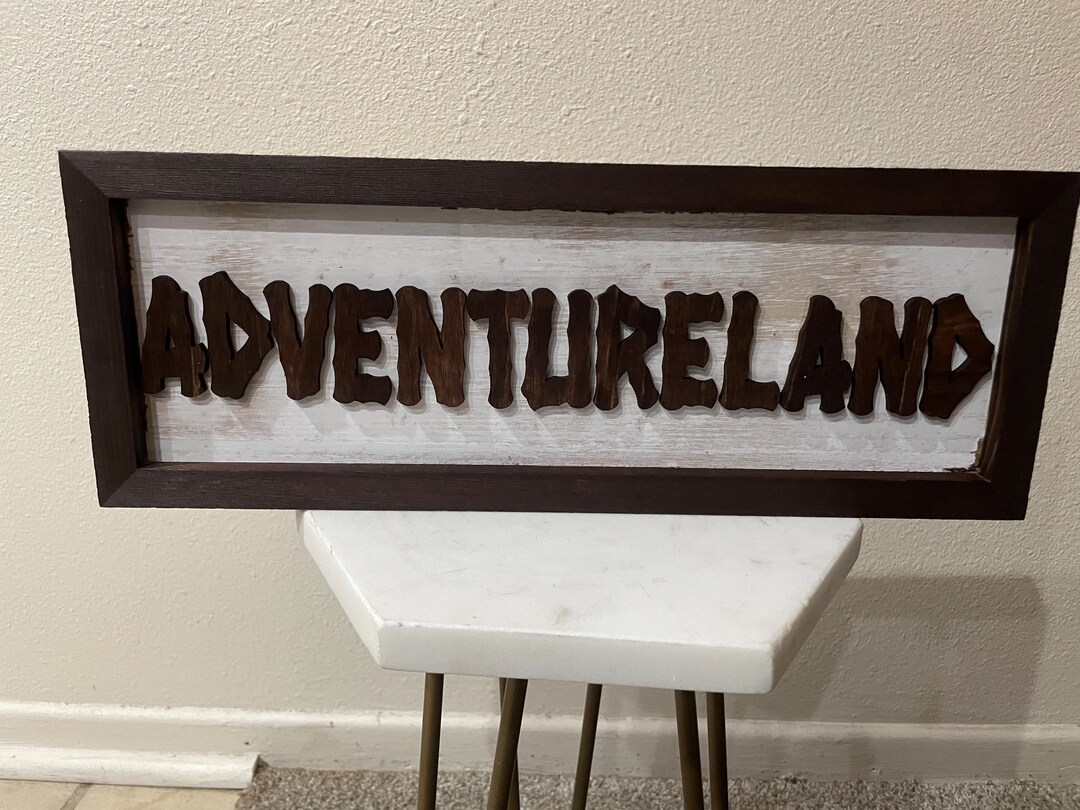 Adventureland Sign| Disney Inspired| Adventureland Wood - Etsy