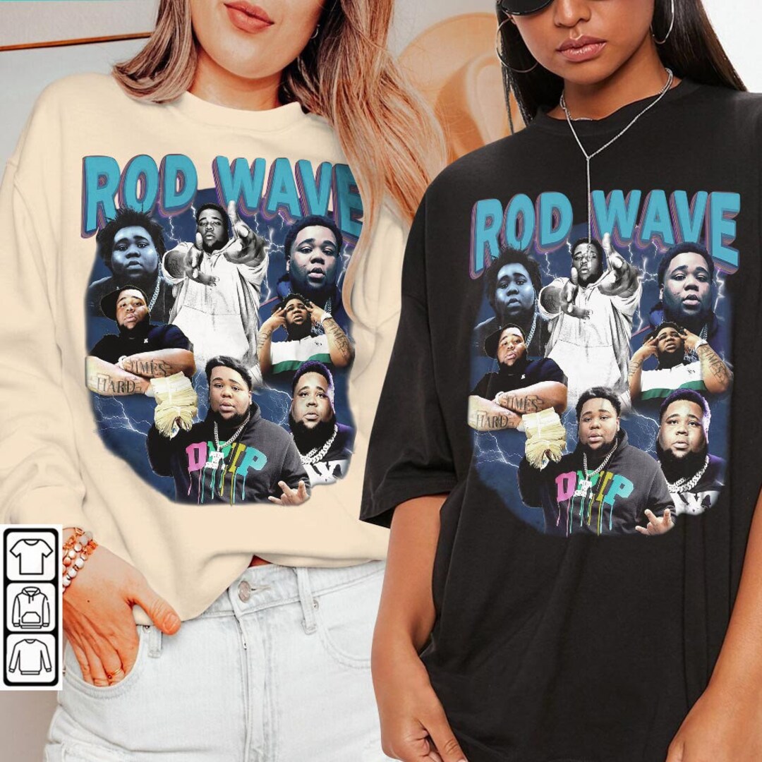 Rod Wave Shirt Rod Wave Vintage Bootleg Sweatshirt Rod Wave - Etsy