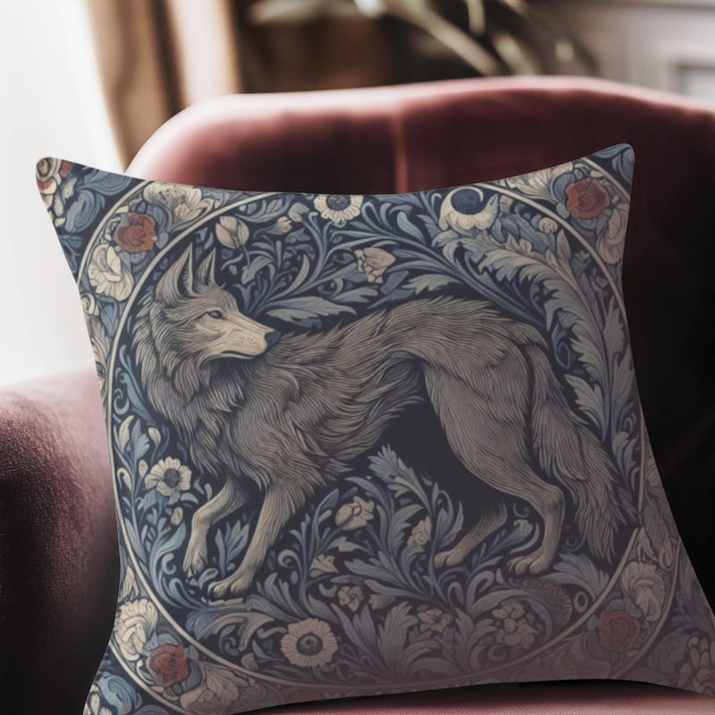 Wolf Pillows - Etsy