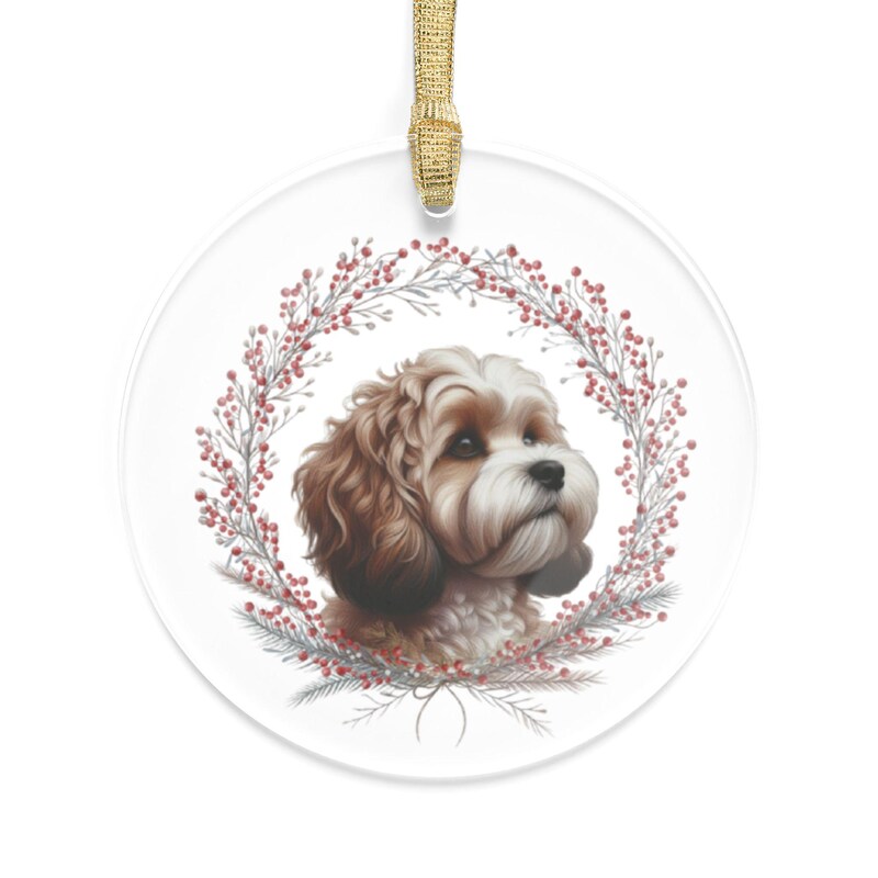 Brown Cavapoo Christmas - Etsy
