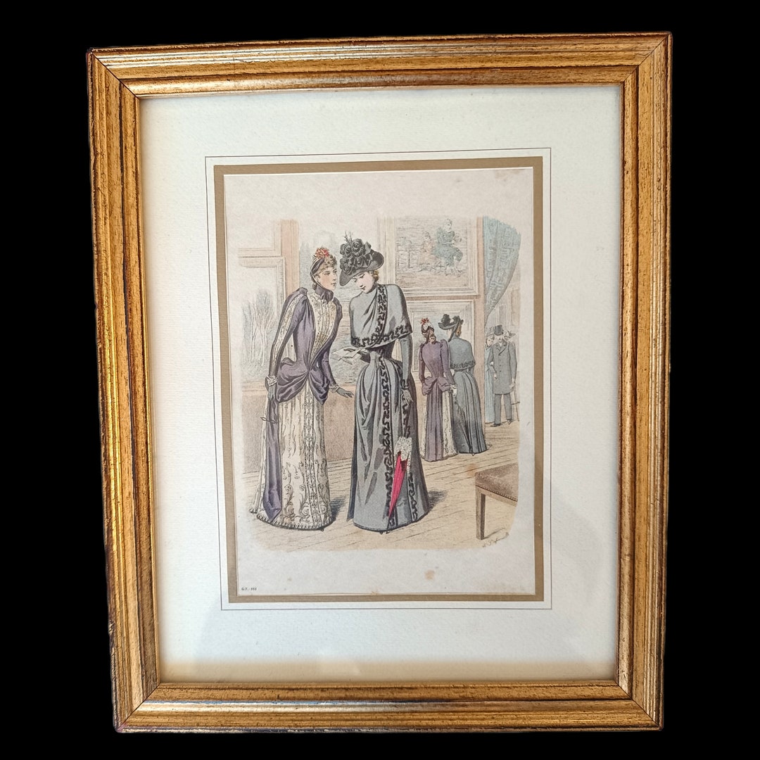 Very Beautiful Lithograph Antique Illustration Late 18th Century ...