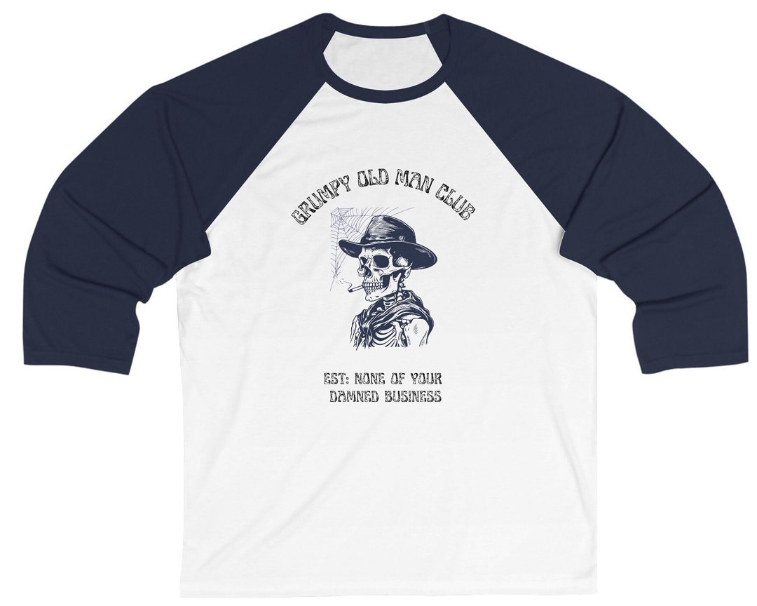 Grumpy Old Man Club Tee | Get off My Lawn | Grumpy Tee | Cranky Old Man | Attitude Tee | Grumpy ...