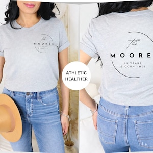 Custom Anniversary Tshirt Couples Shirt Anniversary Sweatshirt One Year ...