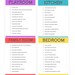Kids Cleaning Cards, Printable Cleaning Checklist by Room, Zone ...