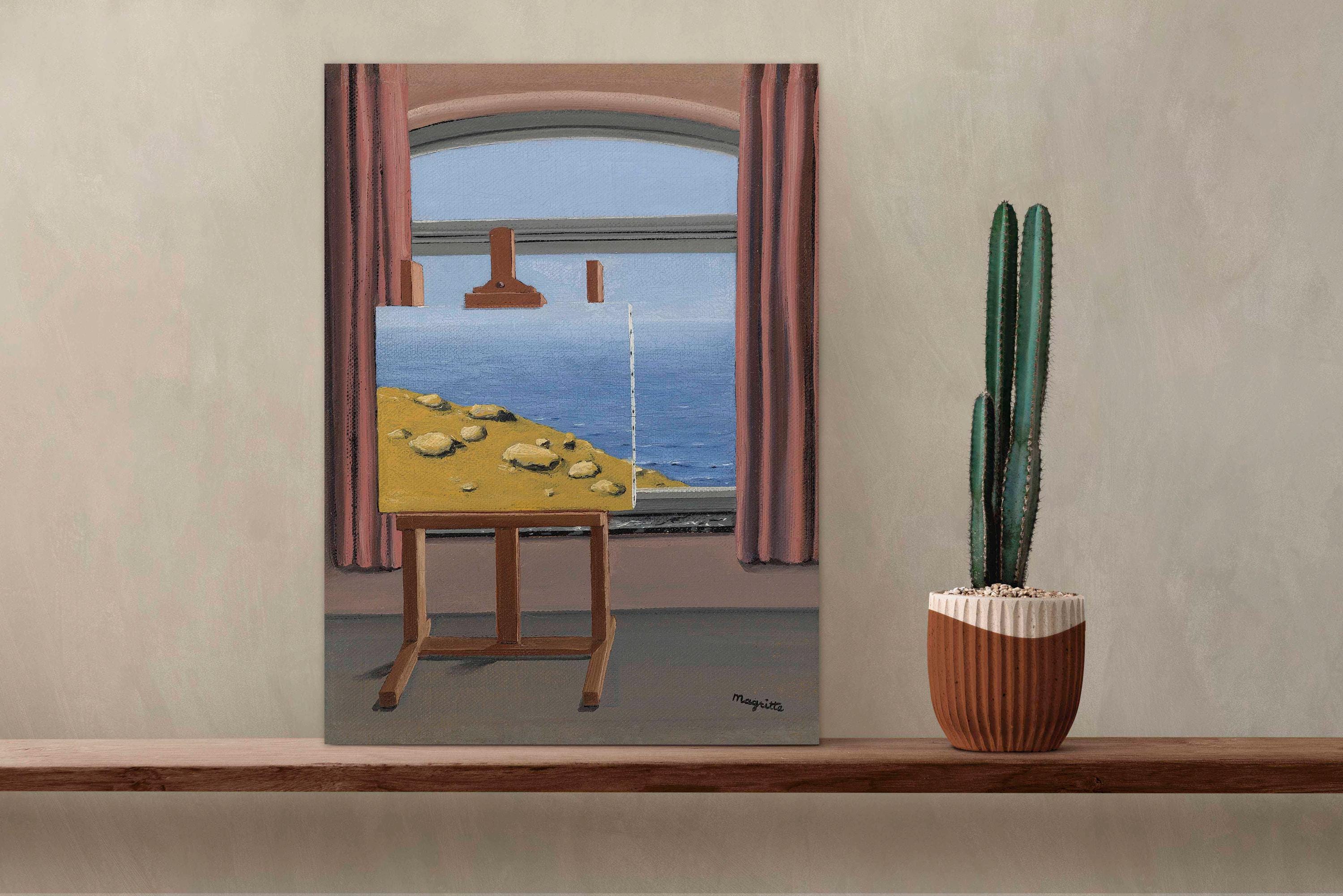 Digital Download, Rene Magritte, La Condition Humaine, Vintage Art ...