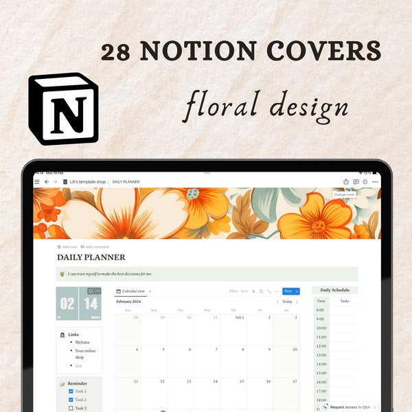 Notion Icons and Notion Covers for Notion Templates Hand Drawn Jam Jar ...