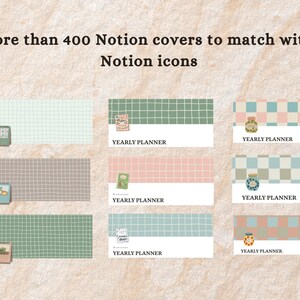 300+ Notion Icons and 400+ Notion Covers Bundle ｜notion Customization Bundle ｜notion Bundle ...