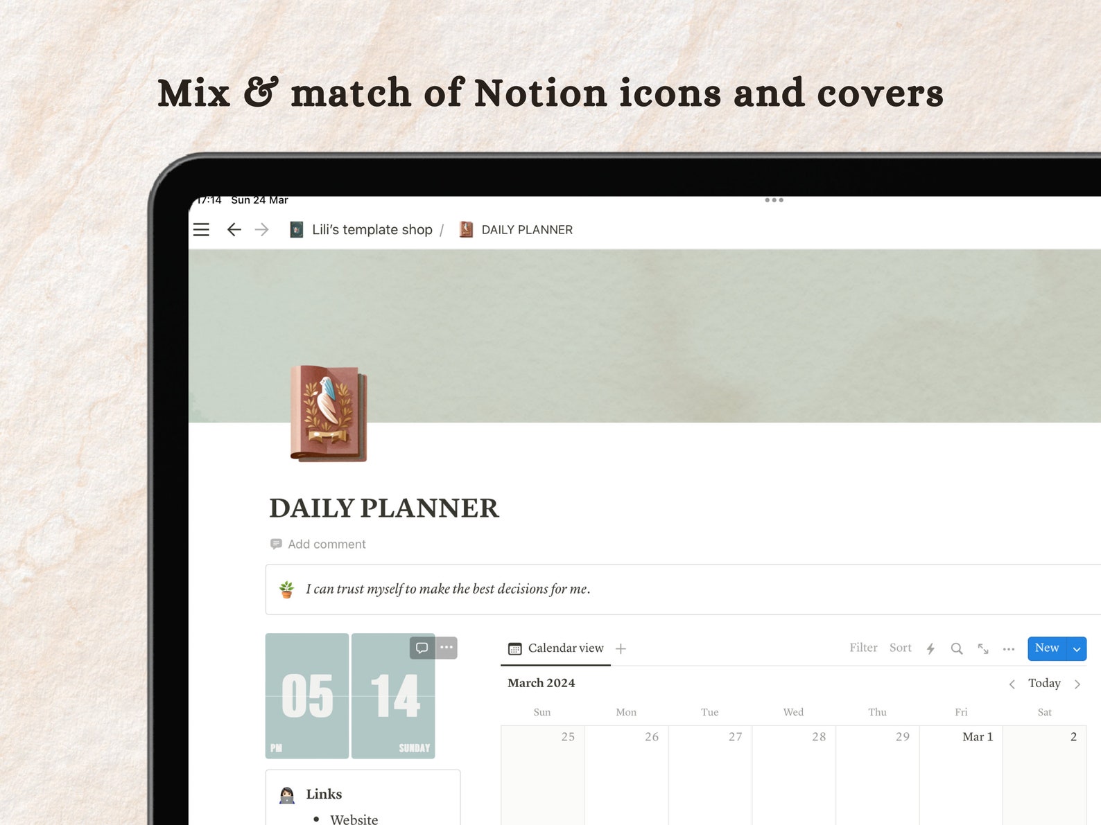 Notion Icons for Reading Tracker | Classic Book and Stationery Themed ...