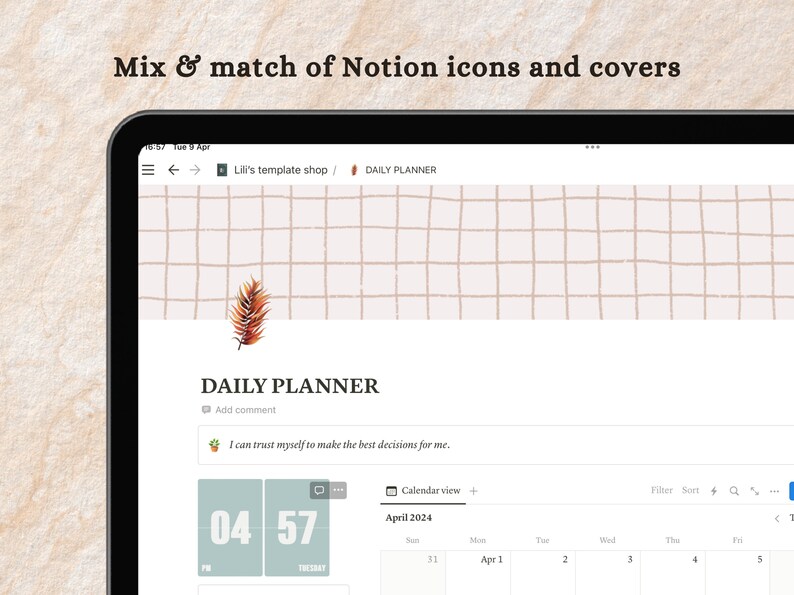 Notion Icons and Notion Covers for Notion Templates | 19 Plant Themed ...