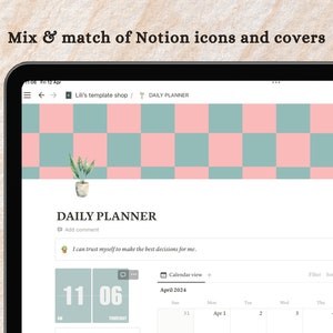 Notion Icons and Notion Covers for Notion Templates | 24 Plant Themed ...