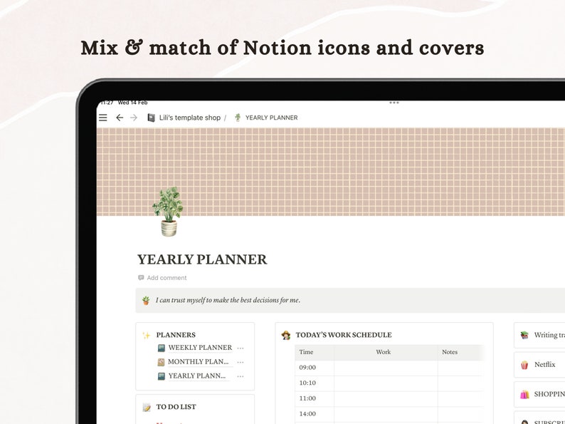 Notion Icons and Notion Covers for Notion Templates 8 Plant Themed ...