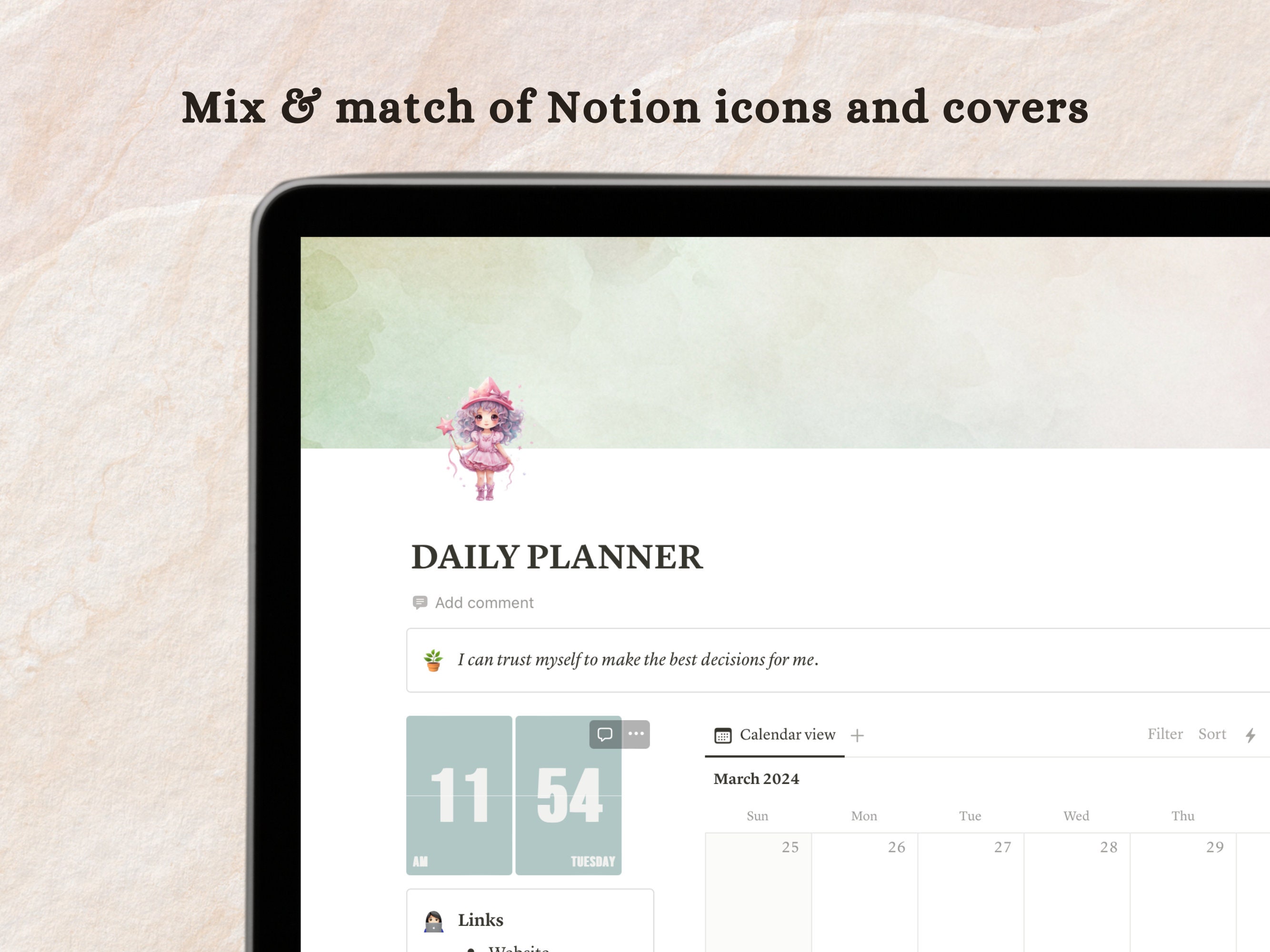Cute Anime Girl Notion Icons for Notion Templates｜ 56 Watercolor and ...