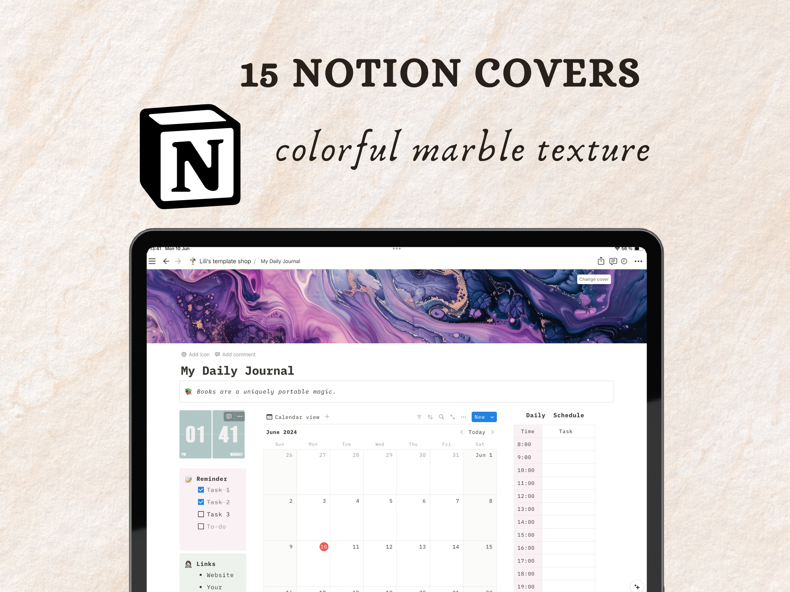 Colorful Marble Texture Notion Covers for Notion Templates | Marble ...