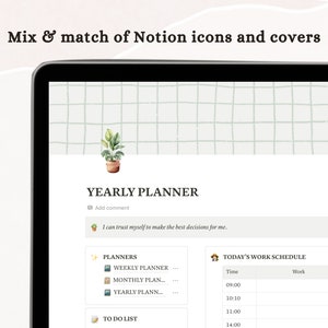 Notion Icons and Notion Covers for Notion Templates | 8 Plant Themed ...