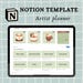 Notion Icons for Reading Tracker Classic Book and Stationery Themed ...