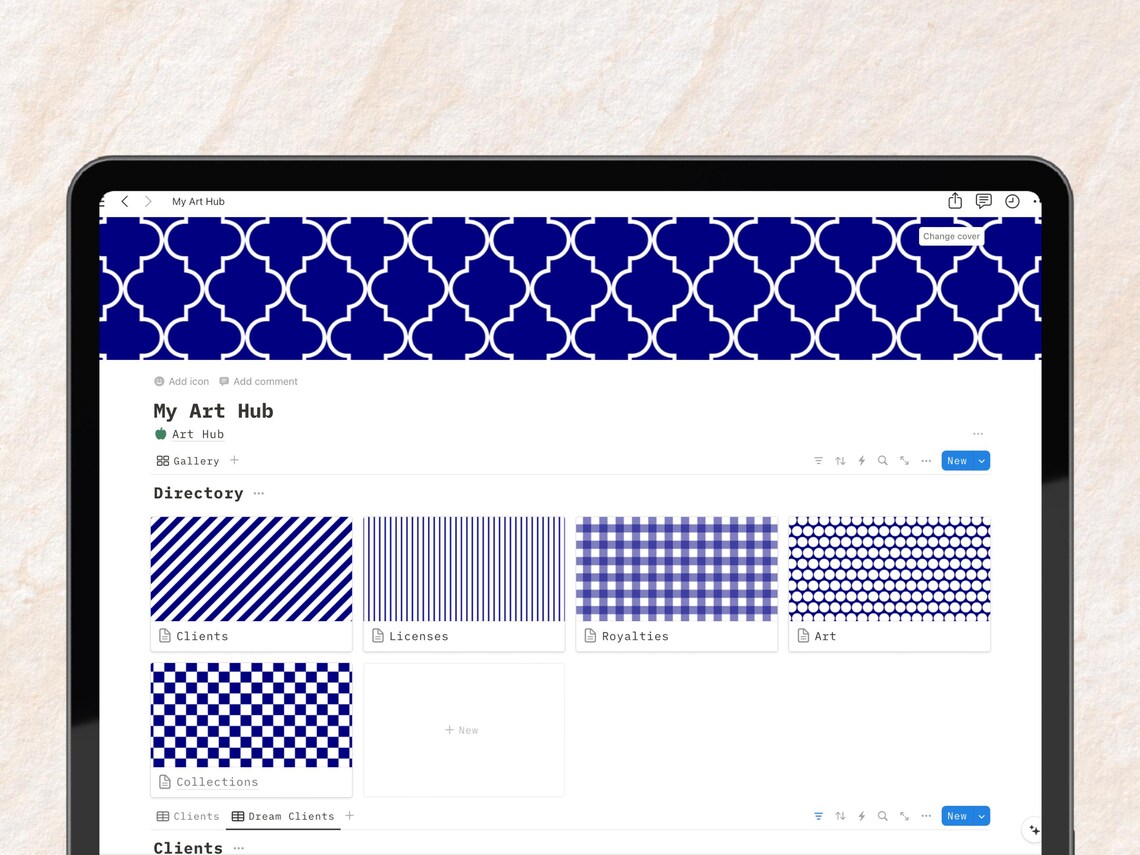 Navy Blue Themed Notion Covers for Notion Art Hub｜aesthetic Notion｜navy ...