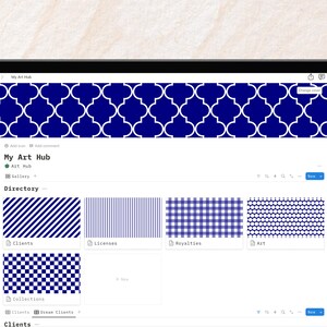 Navy Blue Themed Notion Covers for Notion Art Hub｜aesthetic Notion｜navy ...