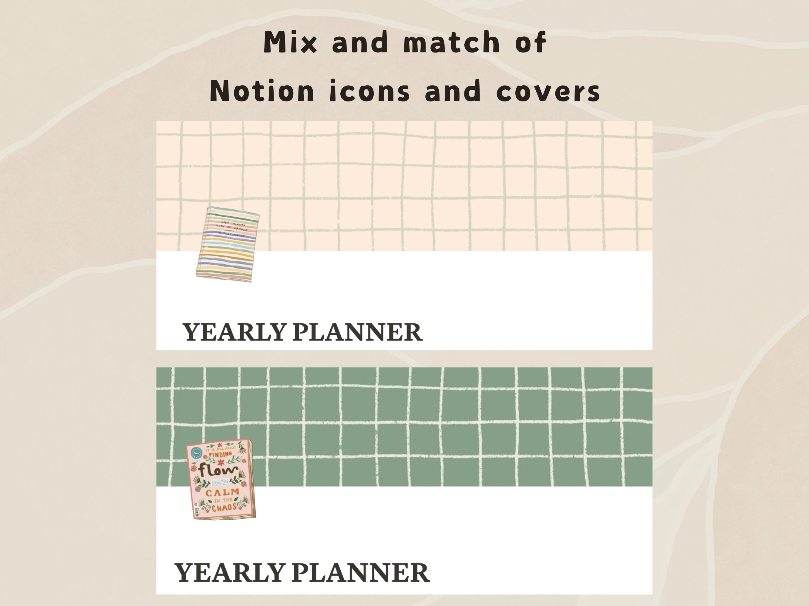 Notion Icons and Notion Covers for Notion Templates Book and Magazine ...