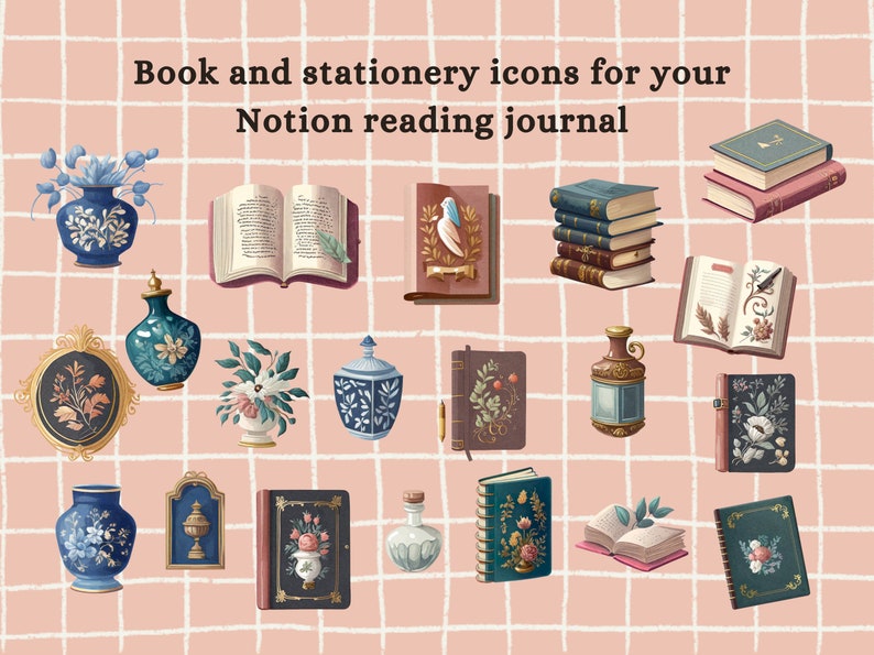 300+ Notion Icons and 400+ Notion Covers Bundle ｜notion Customization ...