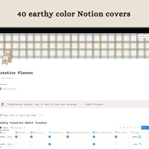 Hand Drawn Cafe Themed Notion Icons | Earthy Color Notion Covers Pack ...