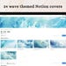 Blue Wave Themed Notion Covers for Notion Templates｜aesthetic Notion ...