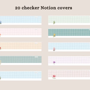 Notion Icons and Notion Covers for Notion Templates | Botanical Themed ...