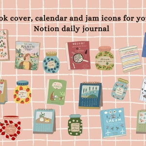 300+ Notion Icons and 400+ Notion Covers Bundle ｜notion Customization ...