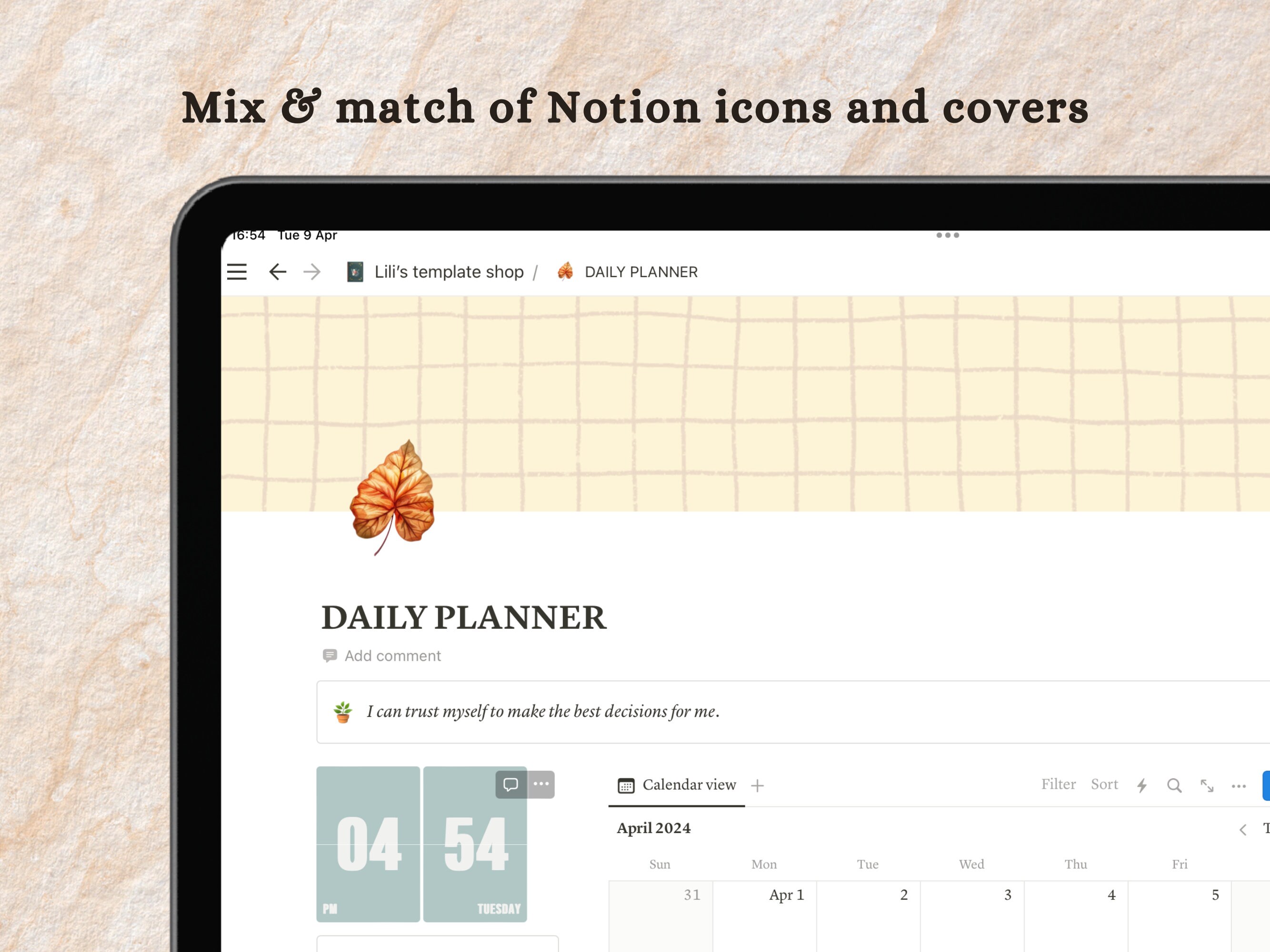 Notion Icons and Notion Covers for Notion Templates | 19 Plant Themed ...