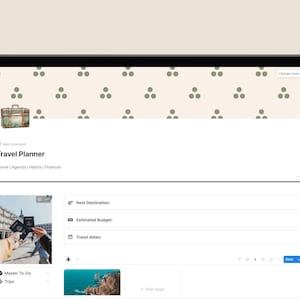 Travel Themed Notion Icons for Notion Travel Planner | Earthy Color ...