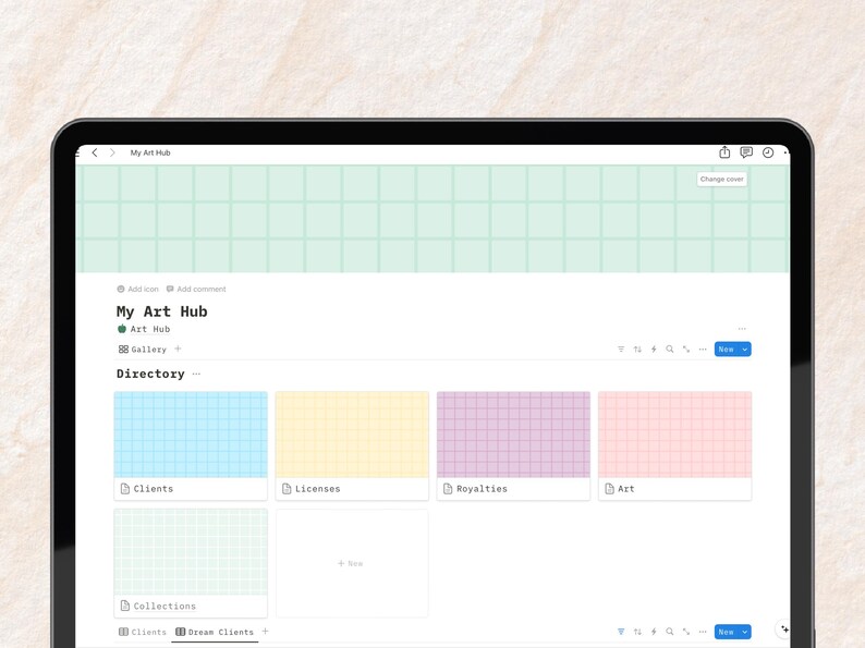 Pastel Grid Notion Covers for Notion Art Hub | Aesthetic Notion ｜pastel ...