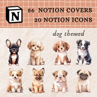 300 Notion Icons and 400 Notion Covers Bundle notion Customization Bundle notion Bundleaesthetic ...