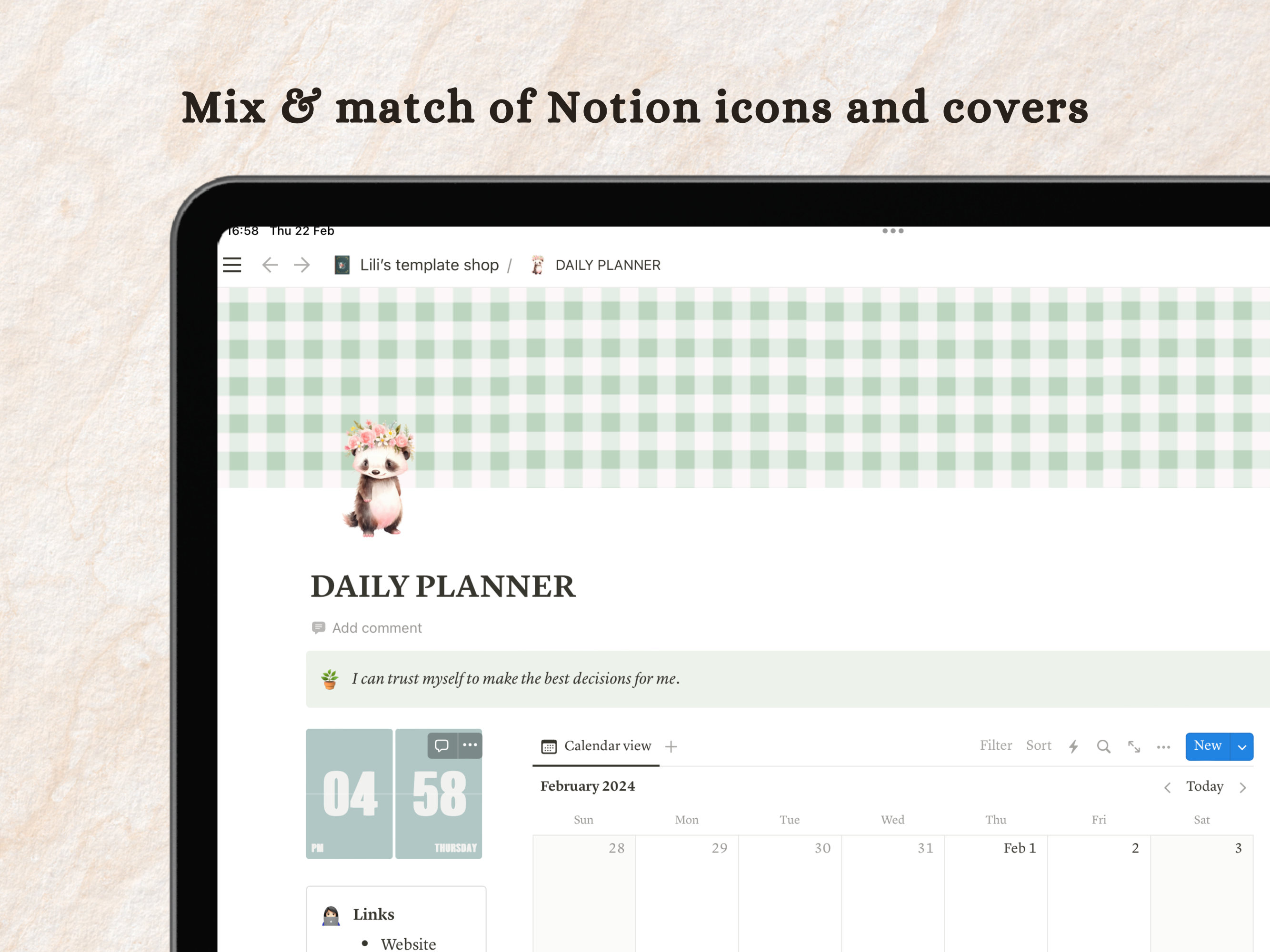 Animal Themed Notion Icons for Notion Templates | Woodland Animal ...