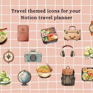 300+ Notion Icons and 400+ Notion Covers Bundle ｜notion Customization ...