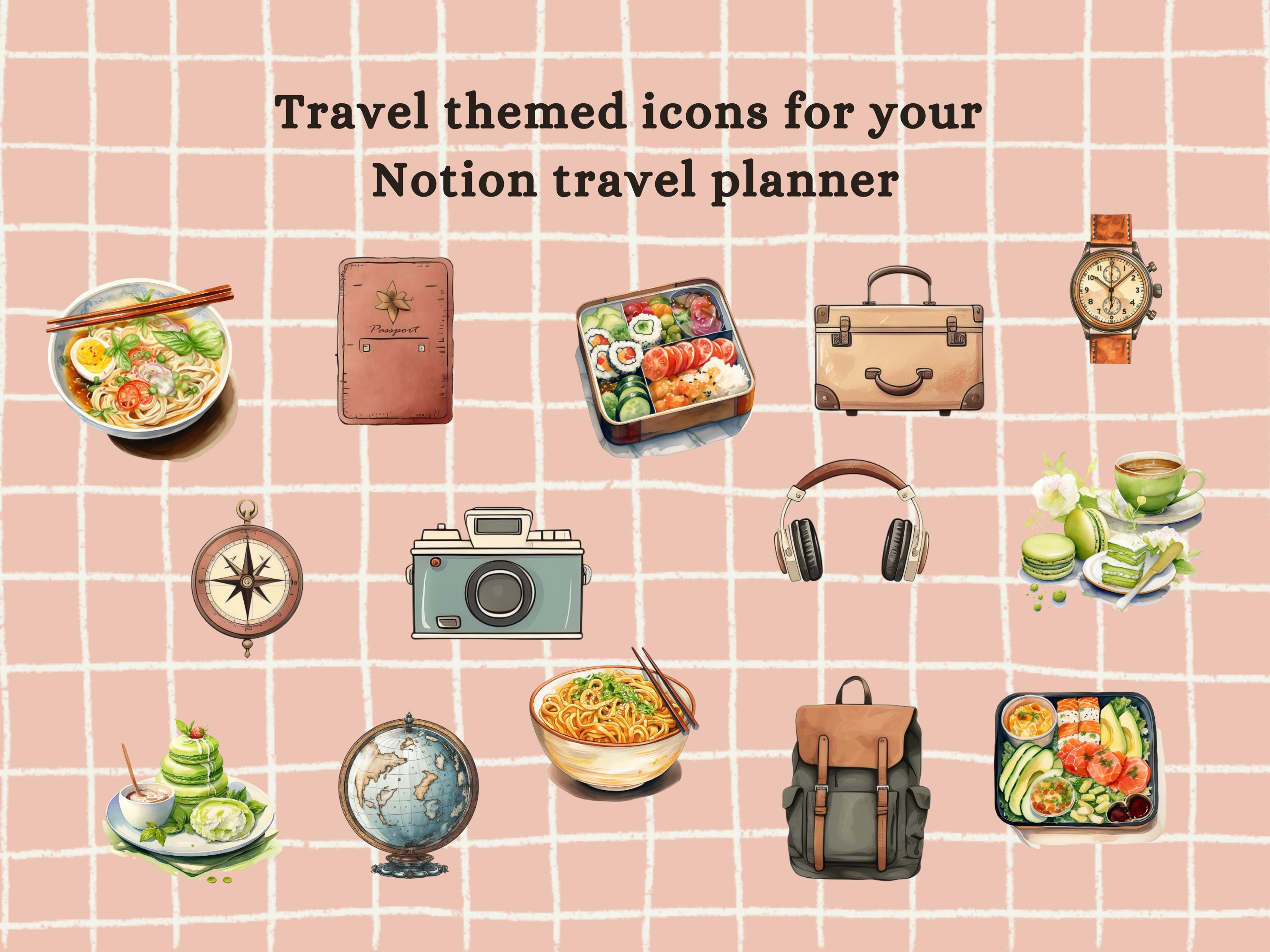 300+ Notion Icons and 400+ Notion Covers Bundle ｜notion Customization Bundle ｜notion Bundle ...