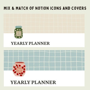 Notion Icons and Notion Covers for Notion Templates | Hand Drawn Jam ...