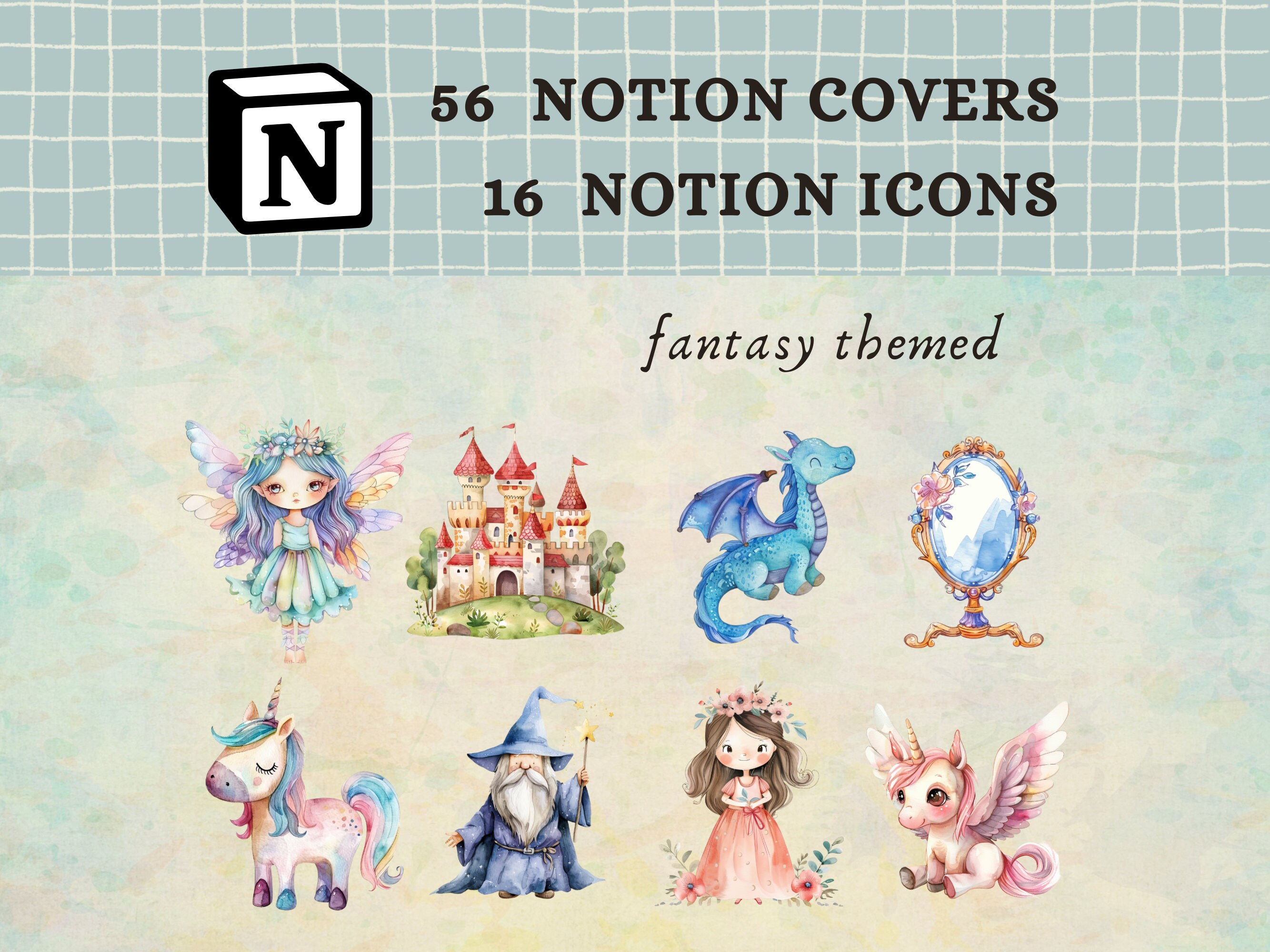 Fantasy Themed Notion Icons for Notion Templatesfantasy Notion Icons 56 ...
