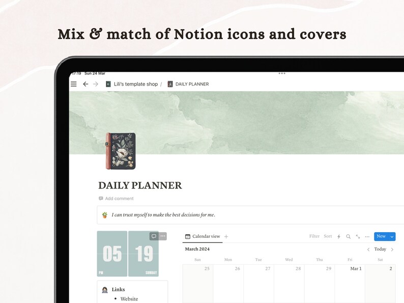 Notion Icons for Reading Tracker | Classic Book and Stationery Themed ...