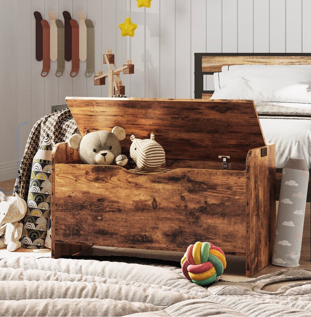 Storage Bench Toy Box - Etsy