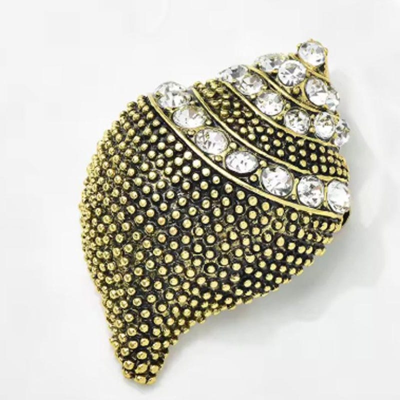 Seashell Brooch - Etsy
