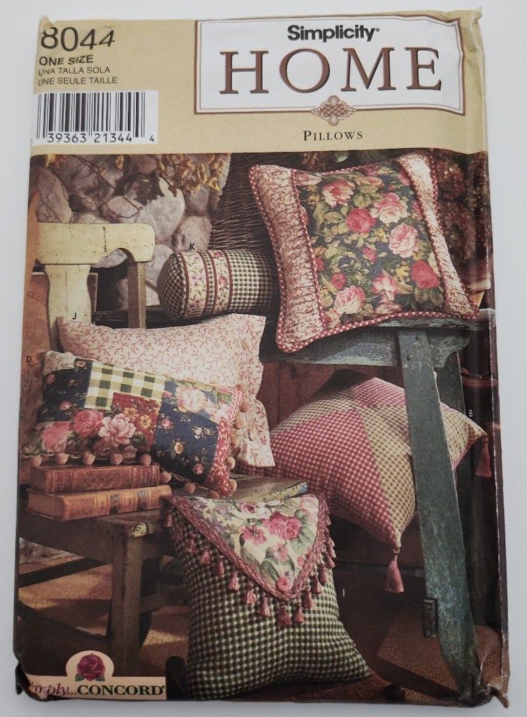 Simplicity 8044 Sewing Pattern Home Decorating Pillows Simply - Etsy