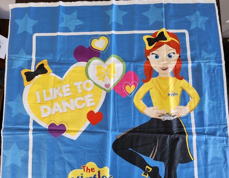 Riley Blake Designs Wiggles Emma Dance Blue Fabric Panel - Etsy