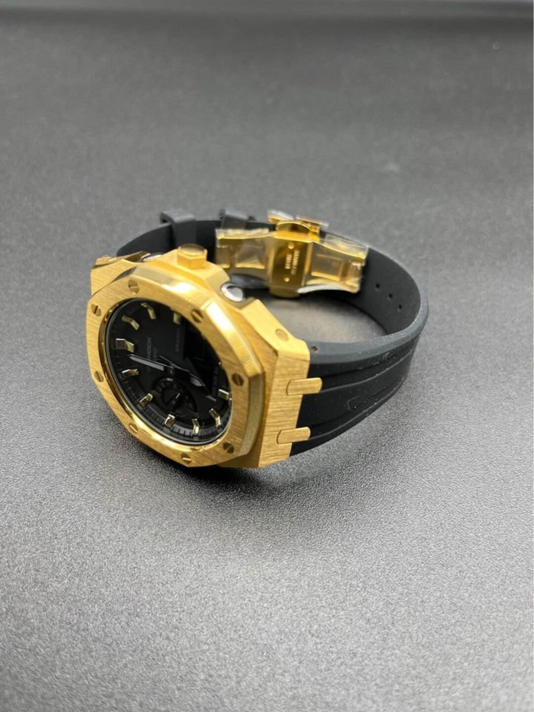 CASIO G-SHOCK GA2100-7A Casioak AP Royal Oak Silver Gold Pvd - Etsy