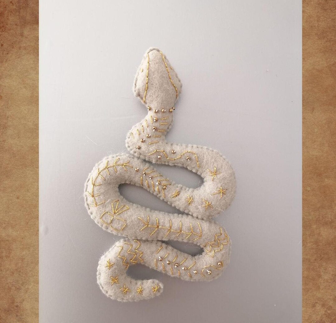 Felt Snake Ornament PDF Pattern: DIY Hand Sewing Project - Etsy