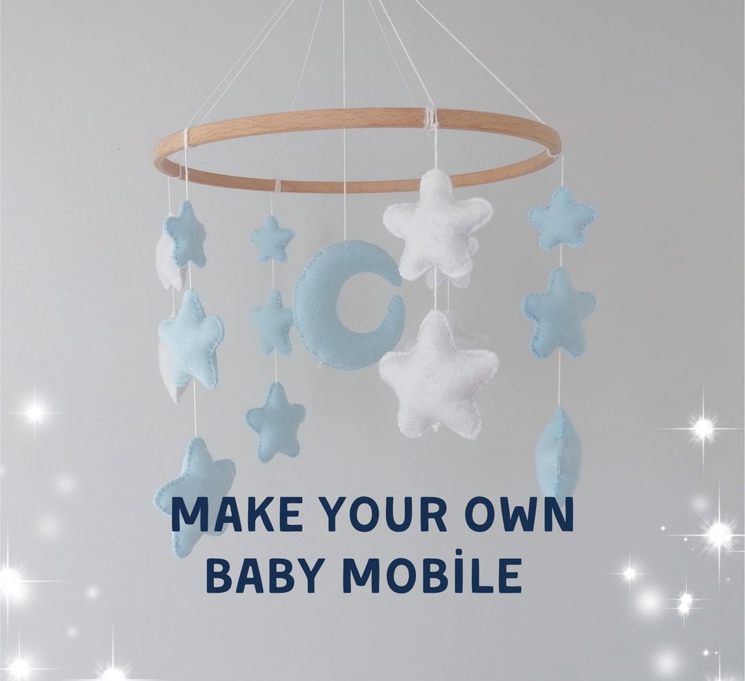 Make Your Own Mobile Kit Felt,diy Baby Mobile for Boy,girl,personalized ...
