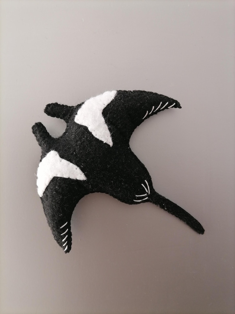 Stingray Manta Ray PDF SVG Pattern Felt, Ocean Animals Garland,sewing ...