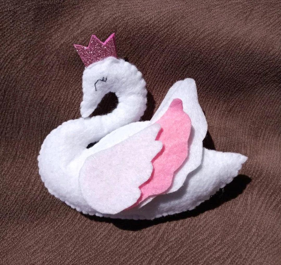 Princess Swan Cygnet Sewing Pattern PDF Svg Felt ,stuffed Bird Gift,diy ...