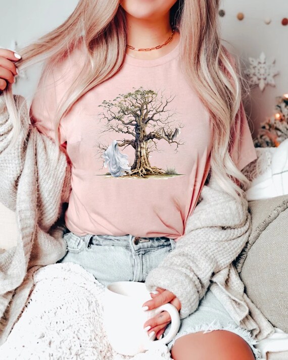 Halloween Haunted Tree Shirt, Vintage Halloween,Hallo… - Gem