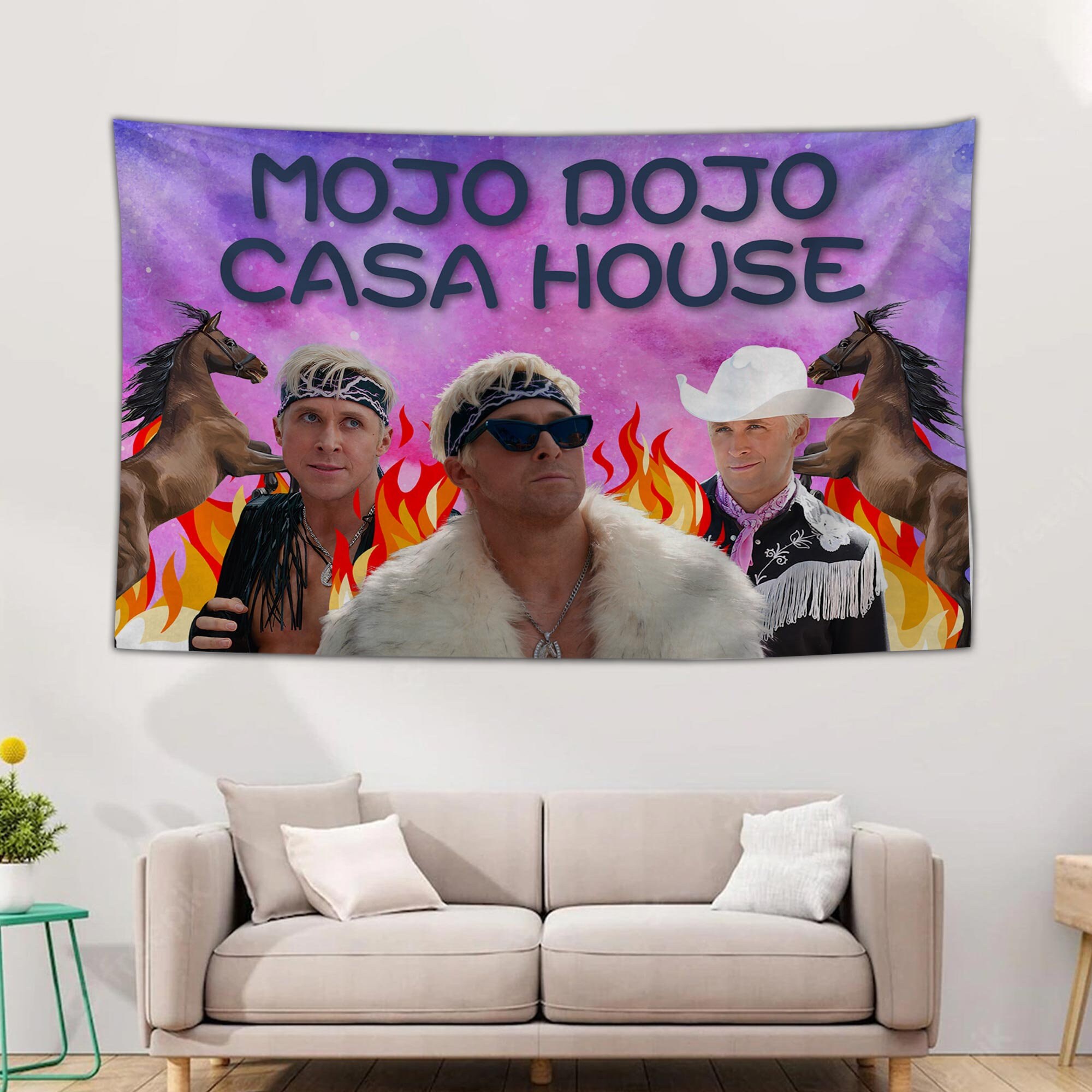 Mojo Dojo Casa House Barbie Tapestry Designed & Sold By Biochemical ...